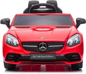 LEAN CARS Elektrické autíčko Mercedes SLC 300 LED MP3 červené