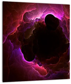 Obraz - abstrakce mraku (30x30 cm)