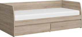 Postel 2S NORTY TYP 28 90x200, dub sonoma Kondela 0000394696