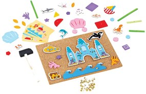 Bigjigs Toys Kreativní zatloukací hra život v moři