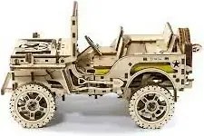 Wooden City 3D Puzzle Jeep 4x4 / 571 dílů / od 14 let