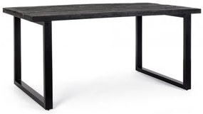 BIZZOTTO Jídelní stůl HASTINGS černý 160x90 cm 0747015