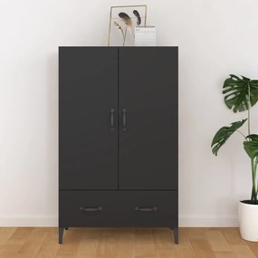 Highboard černý 70 x 31 x 115 cm kompozitní dřevo - Default Title