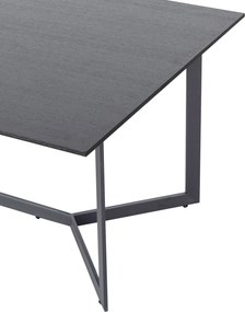 Lavice Minoa 140 x 80 x 53 cm černá