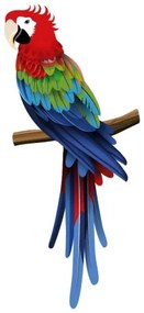 Samolepka / dětská samolepka Papoušek ara 5271 - 60 x 27 cm