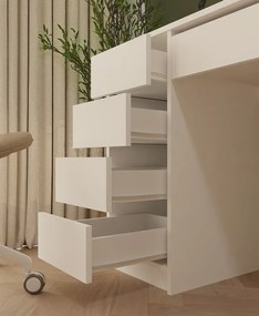 Psací stůl Arto 120 cm bílý levý