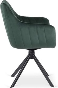 Jídelní židle Pinzo Velvet, zelená