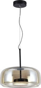 LED Solution Černé závěsné LED svítidlo s jantarovým stínidlem 33cm 6W 23378