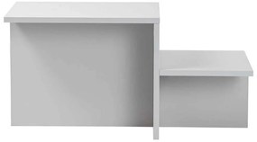 Designový konferenční stolek Olivette 80 cm šedý