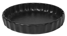 Kameninová zapékací forma na koláč průměr 18 cm Broste VIG - černá
