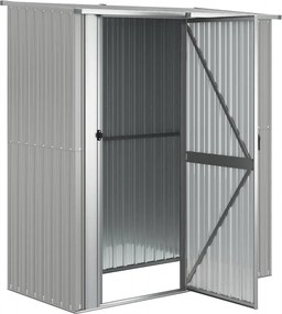 Zahradní kůlna šedá 180,5 x 97 x 209,5 cm pozinkovaná ocel 150904