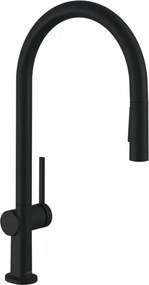Hansgrohe M54, dřezová baterie Talis s výsuvnou sprškou, EcoSmart, černá matná, 72842670