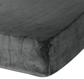 FLEECOVÉ PROSTĚRADLO FLANO 160X200 CM ŠEDÁ