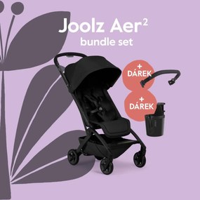 Joolz Aer2 kočárek Bundle set Space black