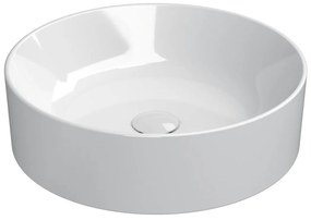 Sapho, KUBE X keramické umyvadlo na desku průměr 45 cm, bílá ExtraGlaze
