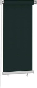 Venkovní roleta 65 (Š) x 140 (V) cm tmavě zelená HDPE 312809