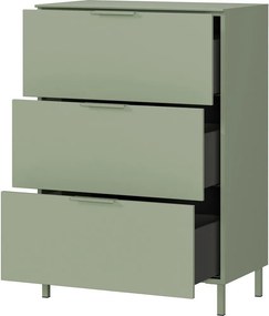 Zelená matná skříňka 68x98x40 cm Savoca – Germania