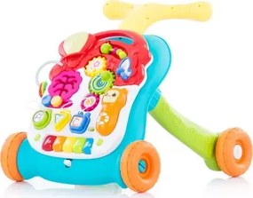 CHIPOLINO Chodítko interaktivní Little Cow Blue/Green / od 6 měsíců