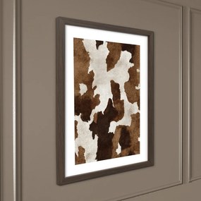 Tištěný obraz s rámem 30x40 cm Cowhide – Styler