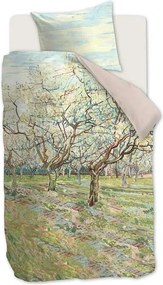 Van Gogh prodloužené povlečení Orchard Natural, 140x200/220 + 60x70, bavlněný satén 220TC, holandský typ