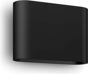 Philips Hue Dymera - Chytré nástěnné venkovní LED svítidlo, 23x66 cm, černá 929003665001