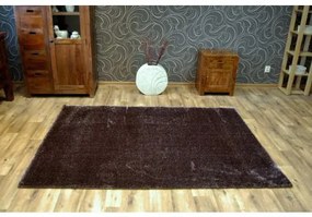Kusový koberec SHAGGY VERONA hnědý velikost 160x220 cm | krásné koberce cz