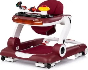 CHIPOLINO Chodítko interaktivní Little Explorer 4v1 Red / do 12 kg / o
