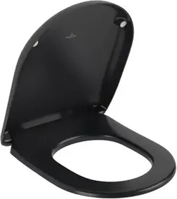 Villeroy  Boch Antao - WC sedátko, SoftClosing, QuickRelease, Pure Bla