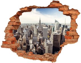 Wallmuralia Fototapeta díra na zeď 3D New York 90x70 cm