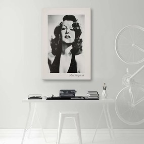 Gario Obraz na plátně Rita Hayworth - černobílý portrét Rozměry: 40 x 60 cm