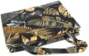 Bellatex Polstr na plážové lehátko 55x195 cm, potah na zip, monstera