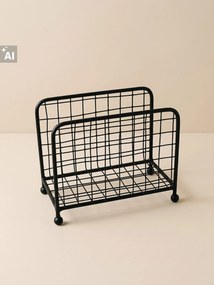 Sinsay - Kovový stojan na ubrousky - černá