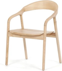 Jídelní židle DCH-V3202 CRM2, dřevo, přírodní (56 x 61) cm béžová