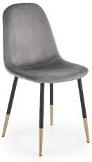 Halmar Jídelní židle K379, šedá
