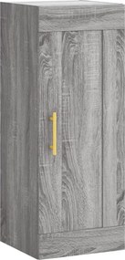 vidaXL Skříň highboard 34,5 x 34 x 180 cm kompozitní dřevo [3200319] Barva: Černá