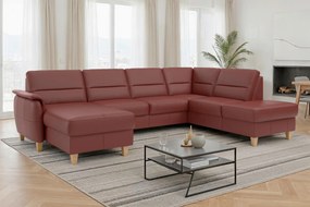 XXXLutz SEDACÍ SOUPRAVA, kůže, červenohnědá Sit & More - Sedací soupravy - 00014403329G