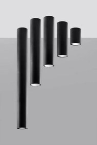 Stropní svítidlo SOLLUX Lagos 20cm GU10 1x40W bez zdroje SL.1001 černá