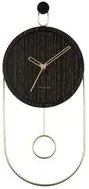 Designové kyvadlové nástěnné hodiny KA5892BK Karlsson 46cm