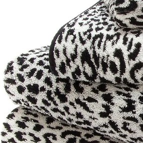 Abyss & Habidecor Černé ručníky Zimba ze 100% egyptské bavlny - 990 Black, Velikost 70x140 cm