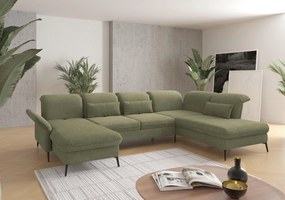 XXXLutz SEDACÍ SOUPRAVA, textil, světle zelená Sit & More - Sedací soupravy - 00014401184X