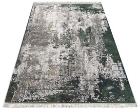 Koberec ve vintage stylu v šedozelené barvě Šířka: 80 cm | Délka: 150 cm