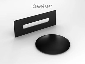 Besco Akrylátová obdélníková vana Vitae Slim Plus 150x75, s přepadem Rozměry (cm): 150x75, Typ a barva výpustě: Alcaplast Click-Clack se šterbinovým přepadem, černá mat