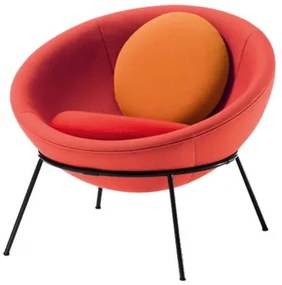 Bowl chair oranžová nuance Arper
