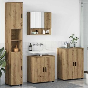 Sada koupelnového nábytku 4 ks Artisanový dub 61 x 35 x 64 cm 3393012