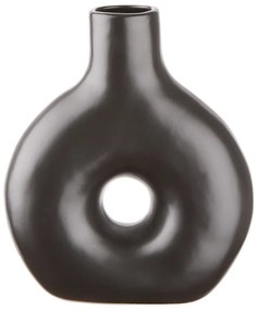 Butlers LOOP Váza 20 cm - černá