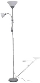 vidaXL Marketos Stojací lampa šedá