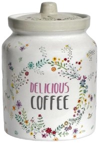 Keramická dóza Delicious Coffee, 12x16.5cm, 1l