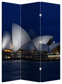 Paraván - Noční Sydney (126x170 cm)