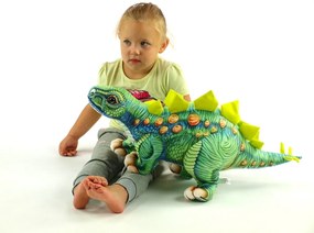Plyšový dinosaurus stegosaurus, délka 66cm, výška 33cm