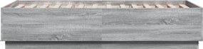 Rám postele šedý sonoma 75 x 190 cm kompozitní dřevo 3209763